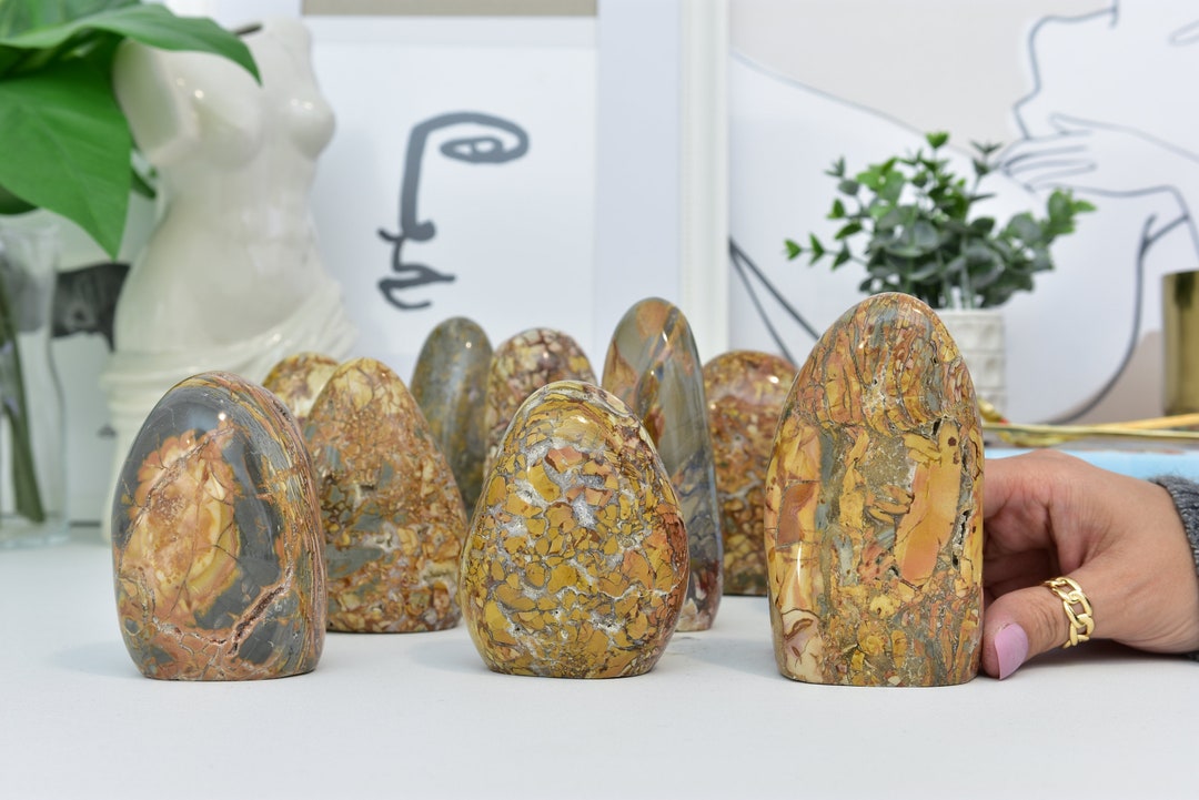 Ibis Jasper Crystals Freeforms, Madagascan Brecciated Jasper Stone ...