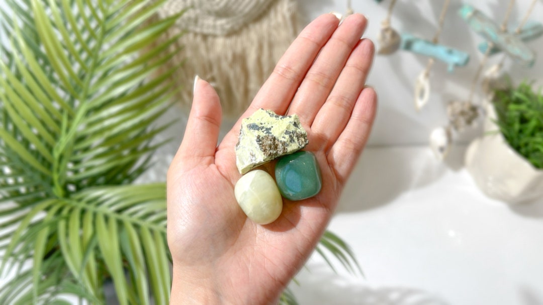 Money Crystals for Wealth and Prosperity, Abundance Crystal Set ...