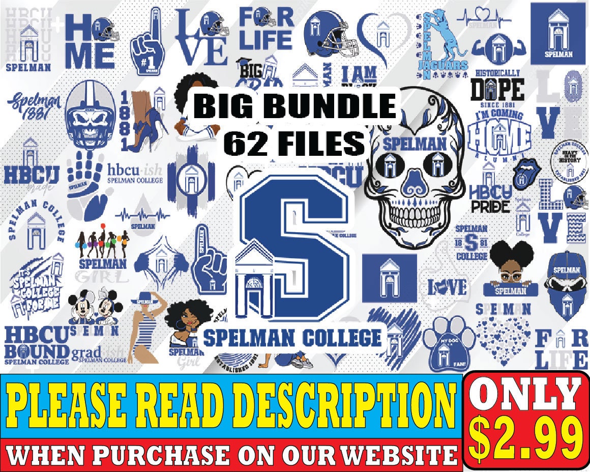Spelman College Svg HBCU Svg Collections HBCU Svg Football - Etsy