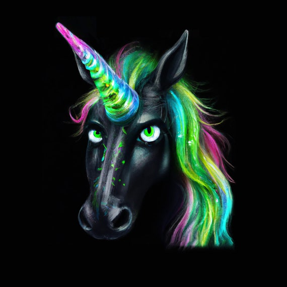 Black Unicorn Rainbow