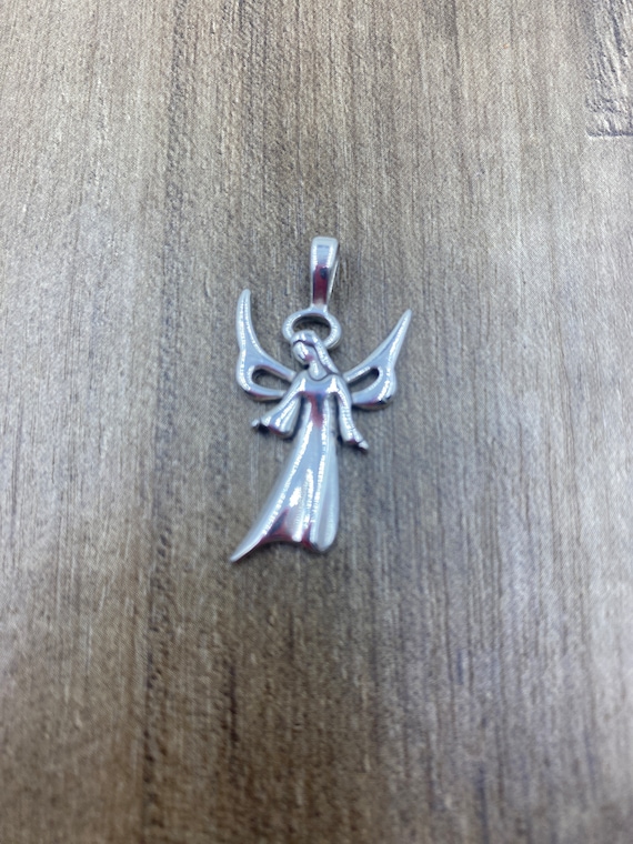 Sterling silver angel - Gem