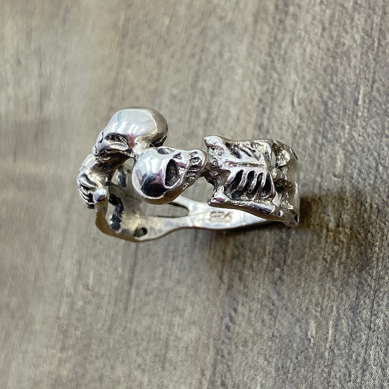Silver Biker Ring - Etsy