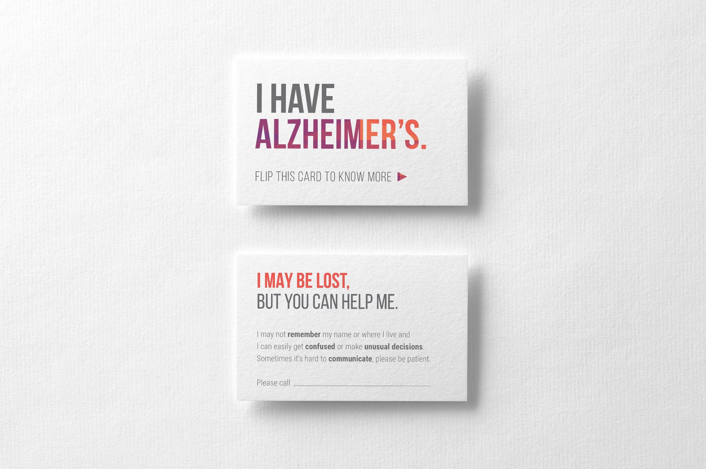 Alzheimer's Information Cards Digital Download Print - Etsy España