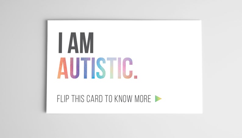 Autism Information Cards - Simple Approach to Autism Awareness ...