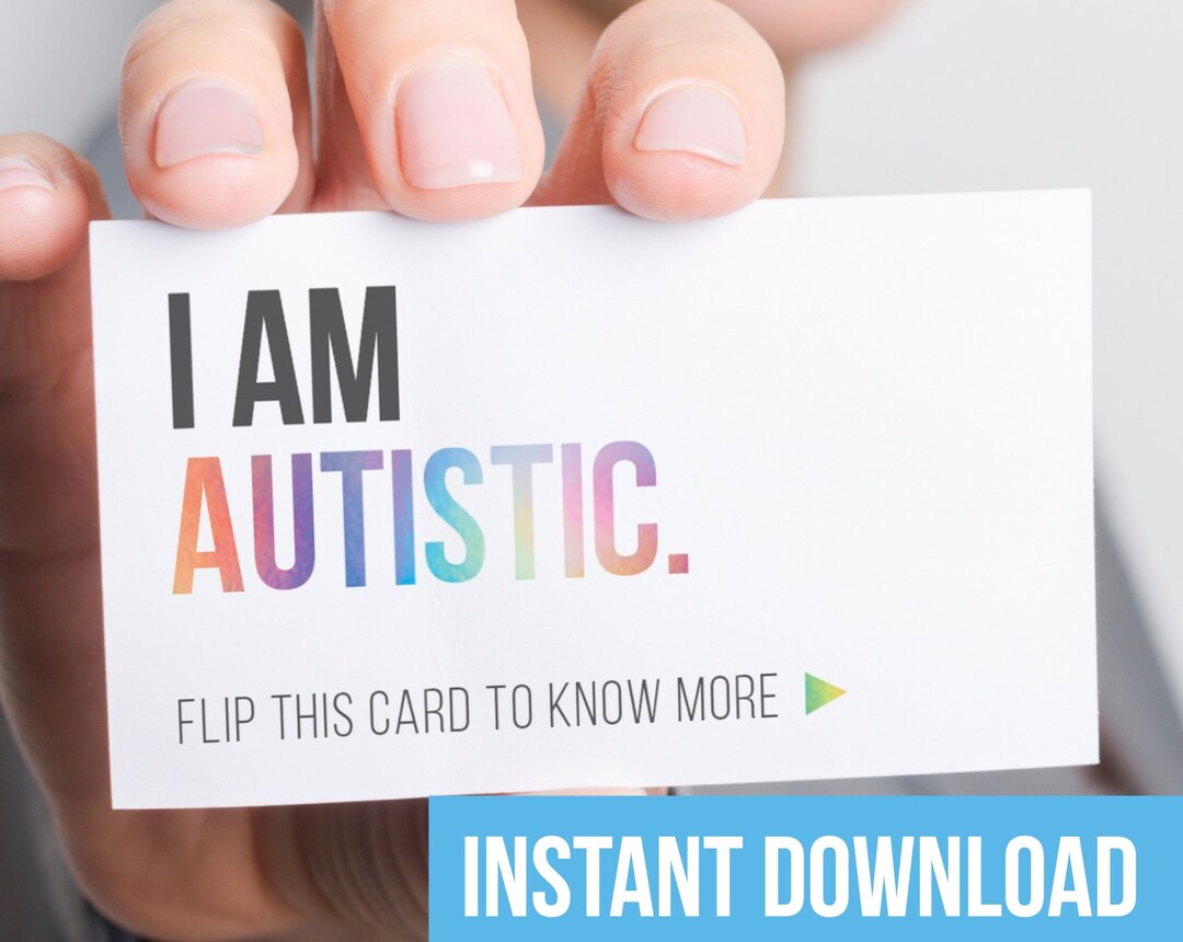 Autism Information Cards - Simple Approach to Autism Awareness ...