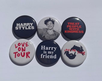 Harry Styles Button | Etsy