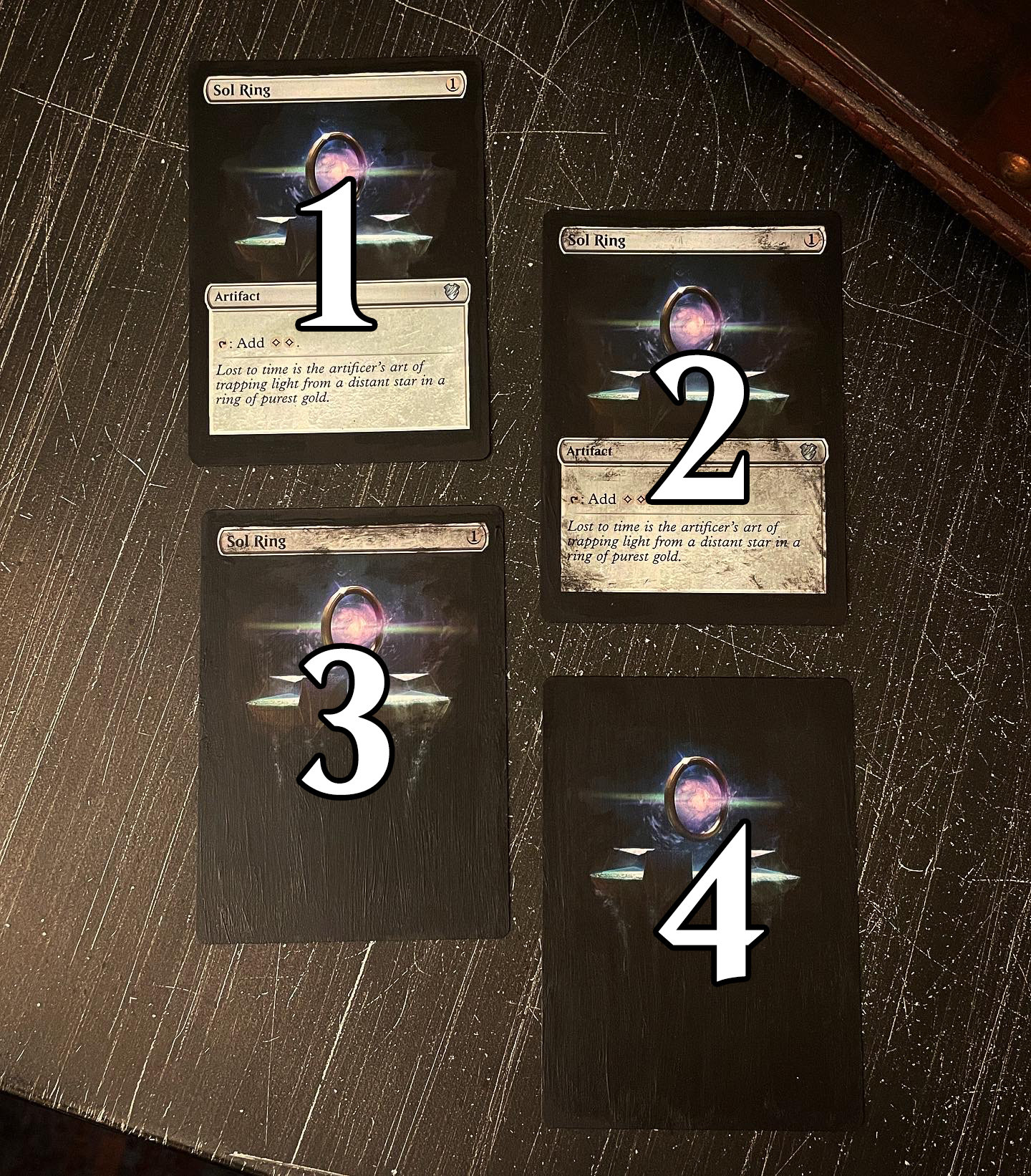 Magic the Gathering Sol Ring Alter - Real Altered Magic Cards! Made to ...