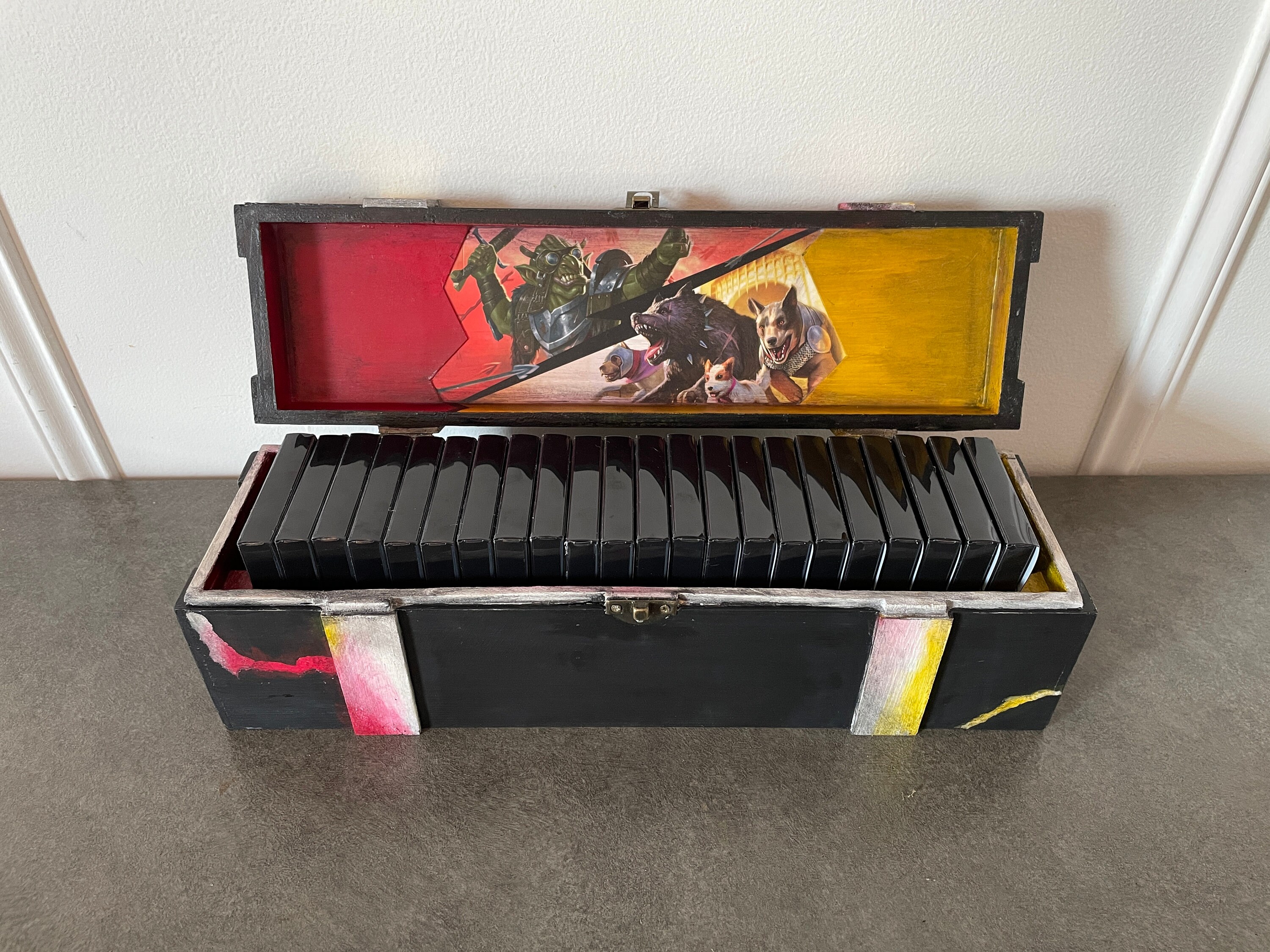 Magic the Gathering Cube in Storage Box! MTG Jump Start Sleeved Cube in ...