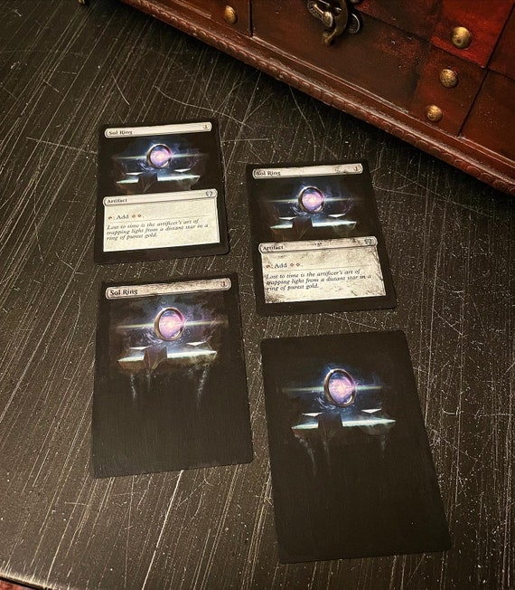Magic the Gathering Sol Ring Alter Real Altered Magic Cards - Etsy