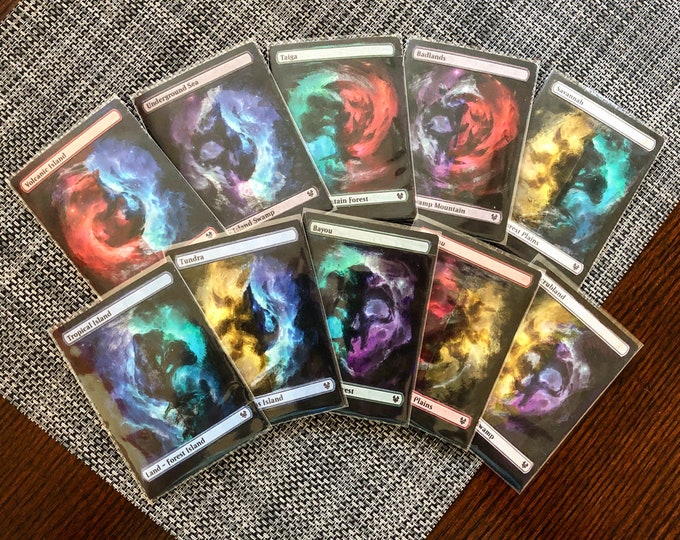 Magic the Gathering Theros Full Art Land Alter - Dual Lands - Real ...