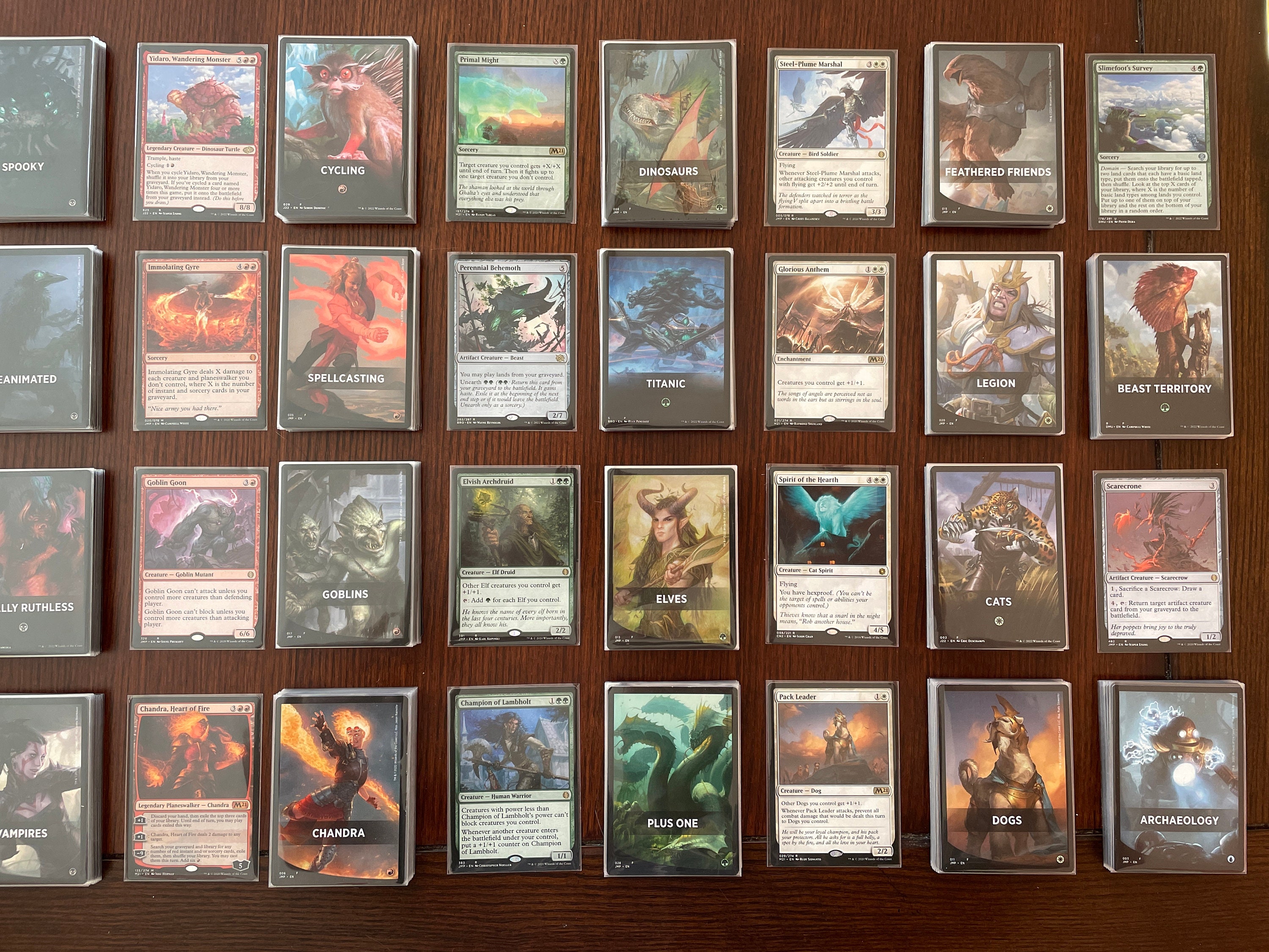 Magic the Gathering Cube in Storage Box MTG Jump Start Sleeved Cube in ...