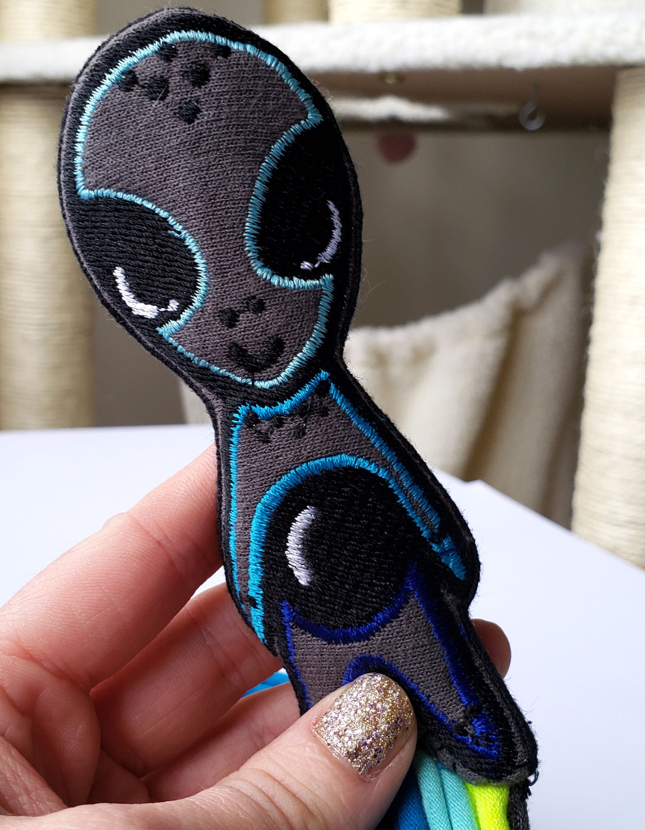 CATNIP 4 Alien Cat Toys Embroidered Cat Toy Cotton Jersey | Etsy