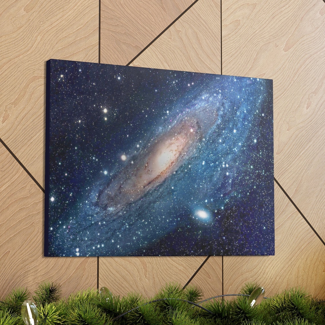 Andromeda Space Galaxy Canvas Wall Art, Space Galaxy Canvas Wall Art ...