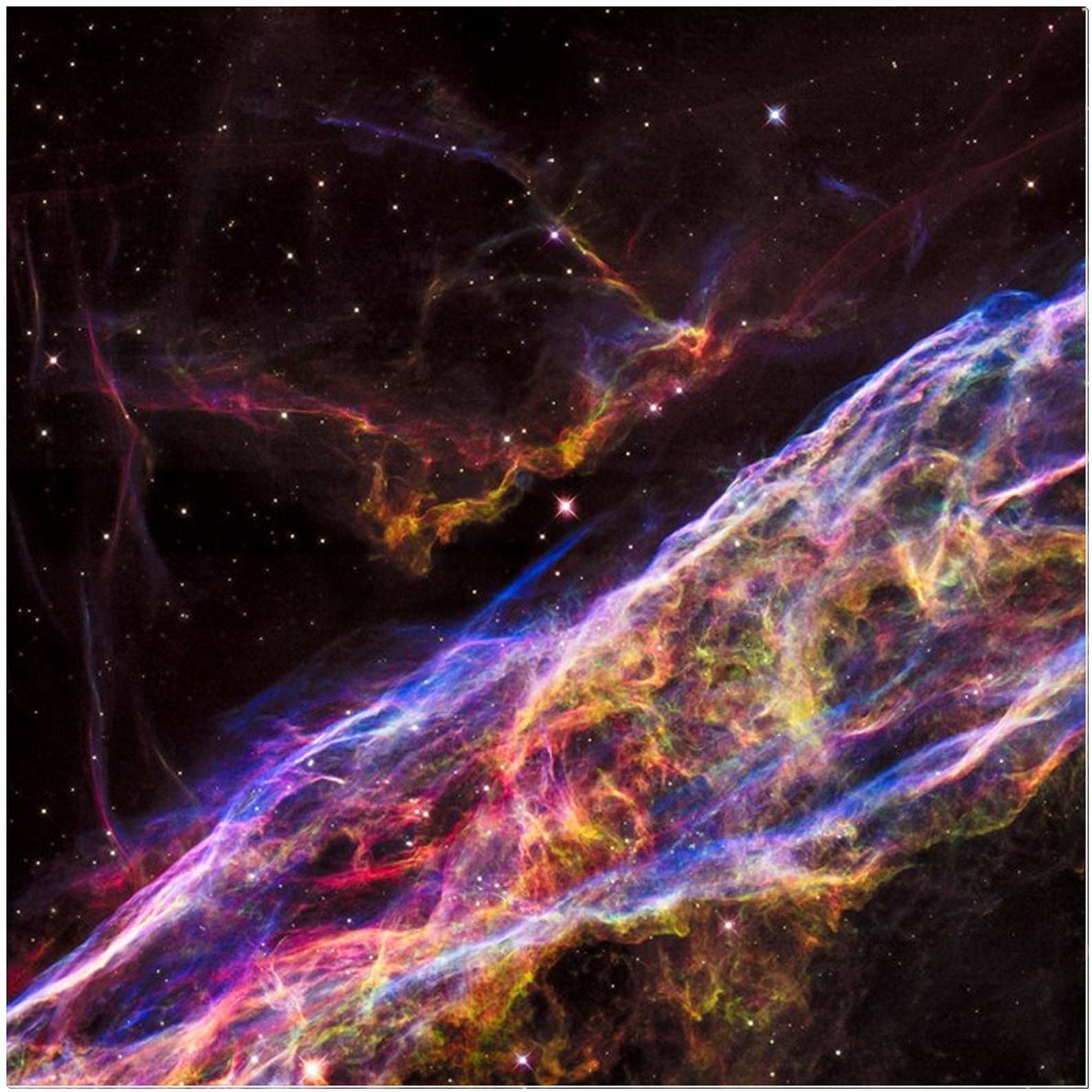 Acrylic Prints Veil Nebula Supernova Remnant Expanding Remains of A ...