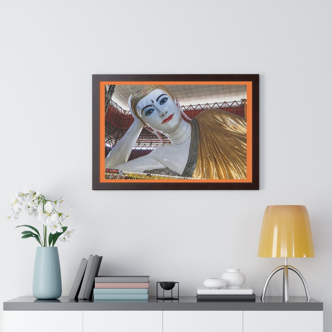 Buddhism framed Horizontal Poster Myanmar Burma Yangon. - Etsy