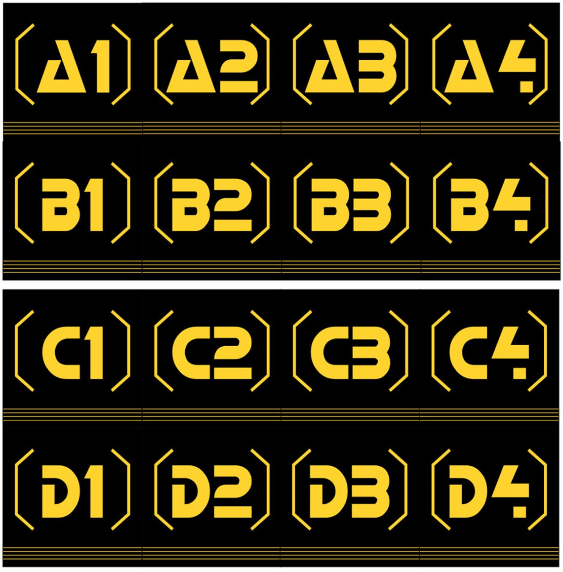 Custom Stickers for Blacktron 6876 6894 6491 6954 6987 40580 - Etsy