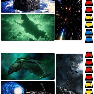 Custom Star Trek Next Generation TNG Stickers for NCC-1701 Bridge Lego ...