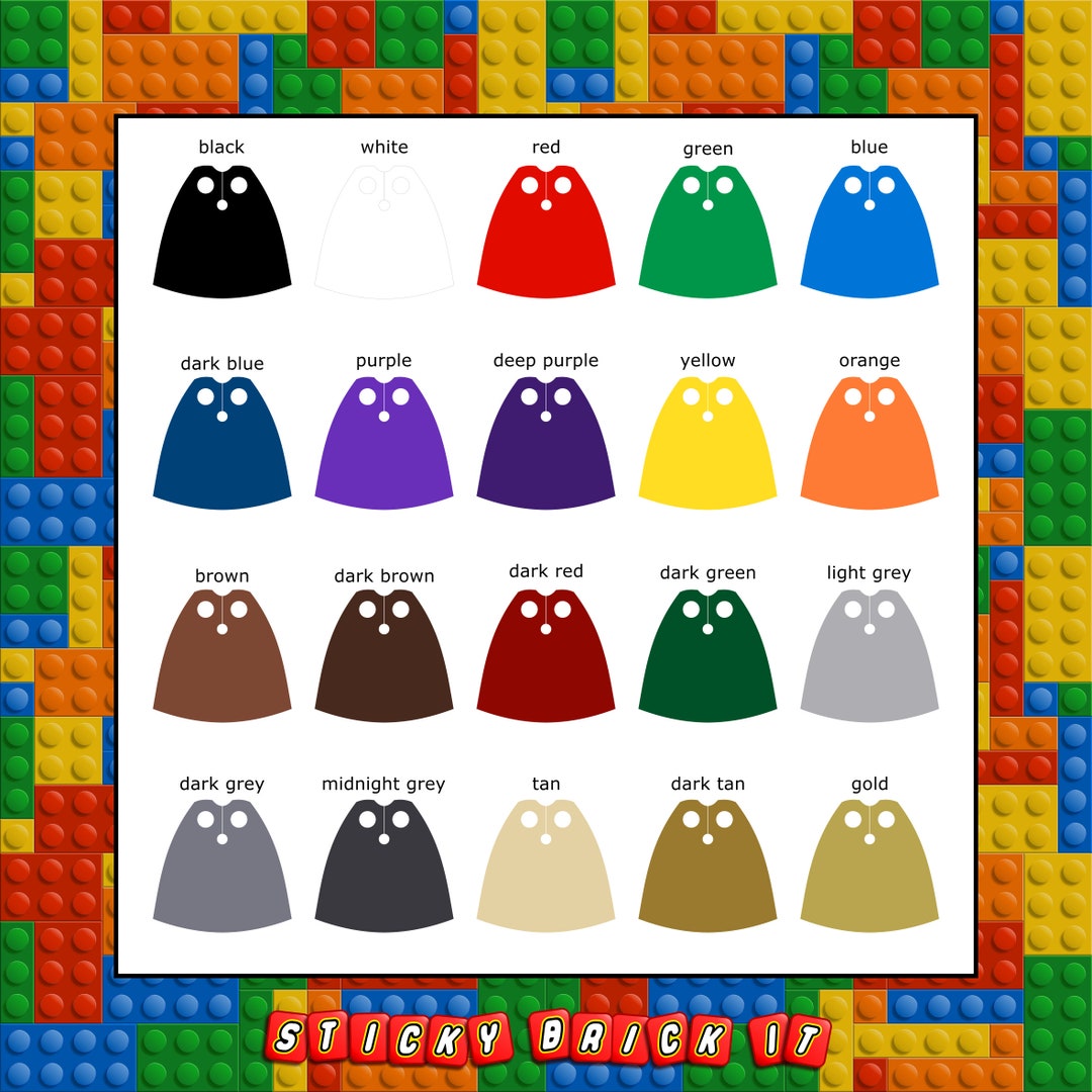 30 Custom Capes / Cloaks for Lego Minifigures City / Star Wars / Marvel ...