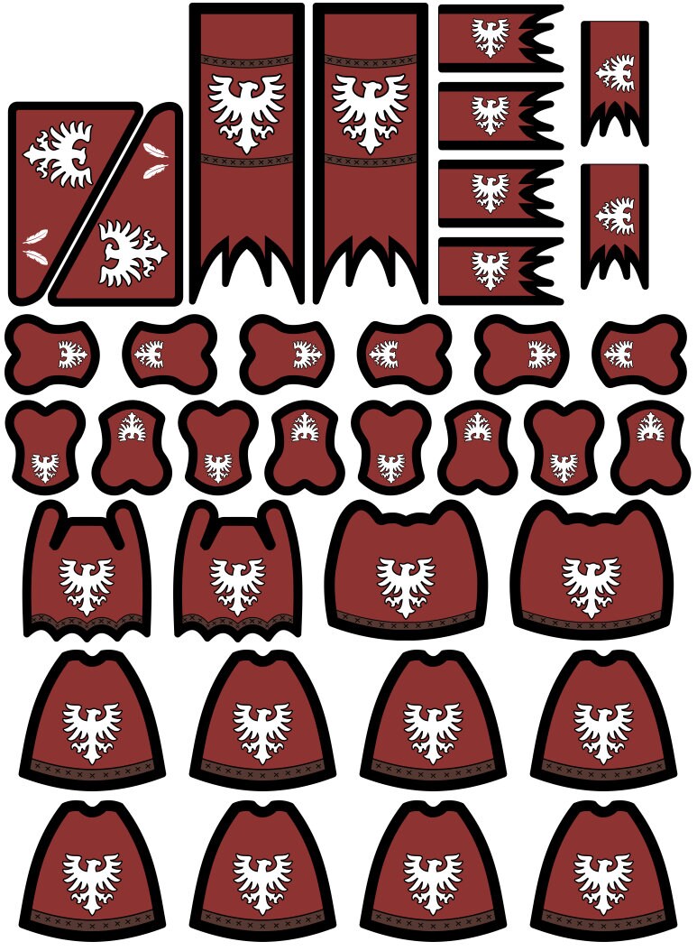 Custom Items for RED FALCONS Castle Faction Unique Items Cloaks, Capes ...