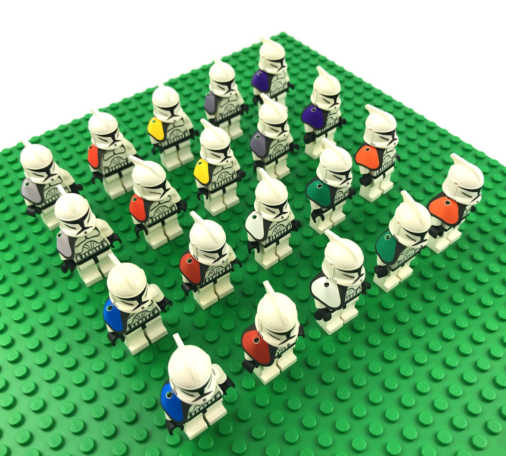 X80 Custom Armour Pauldrons 23813, SW0383, SW0364 Star Wars Clone ...