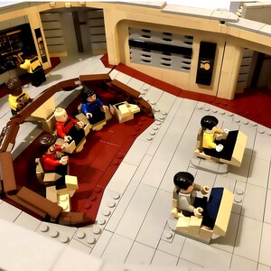 Custom Star Trek Next Generation TNG Stickers for NCC-1701 Bridge Lego ...