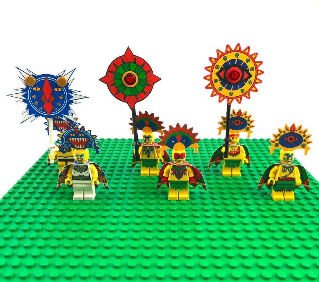 Achu Style Aztec Cloak / Capes, Banners & Headdresses (5986, 5976 ...