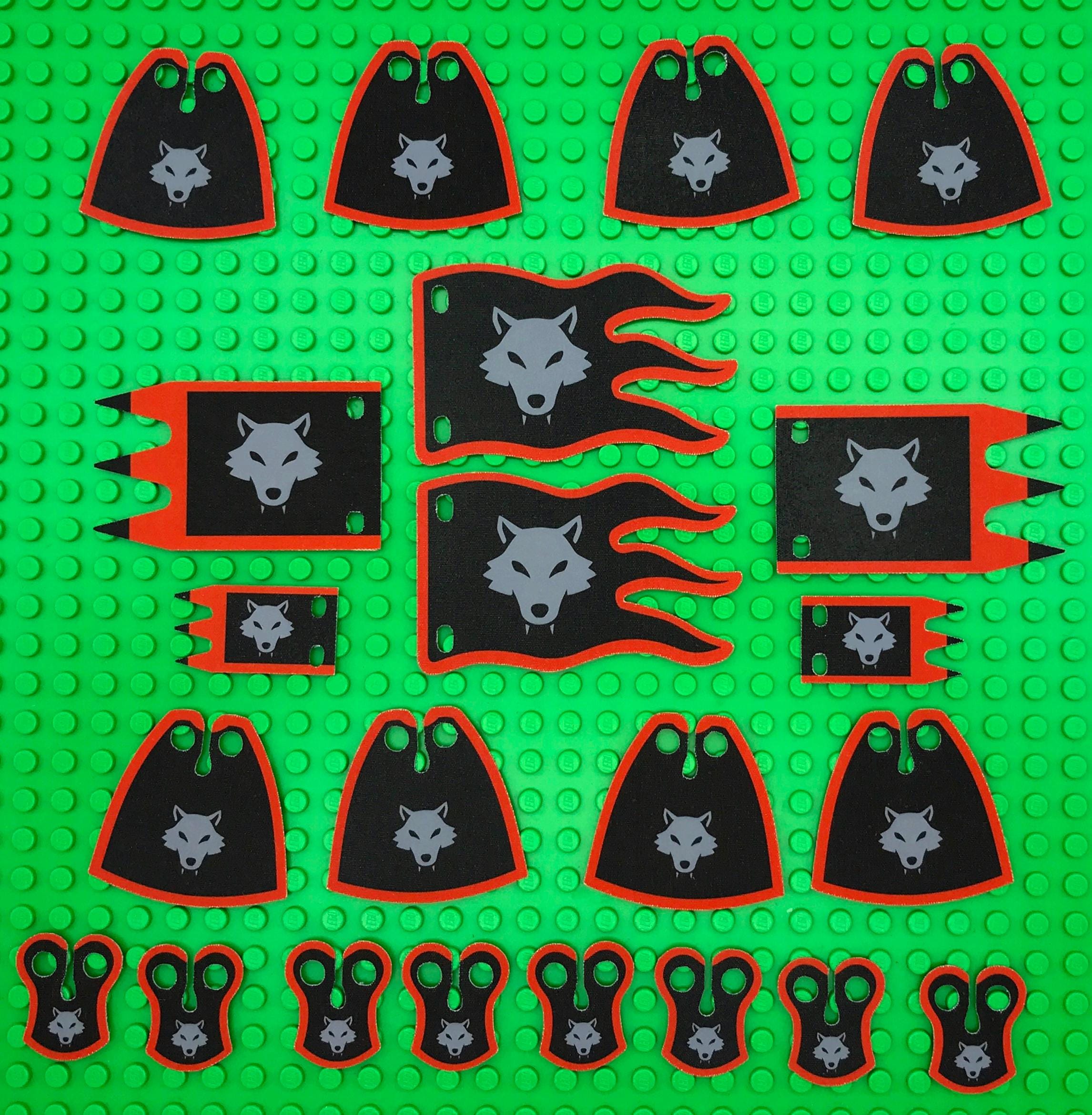 Lego Castle Custom Capes, Flags & Banners for Multiple Factions ...