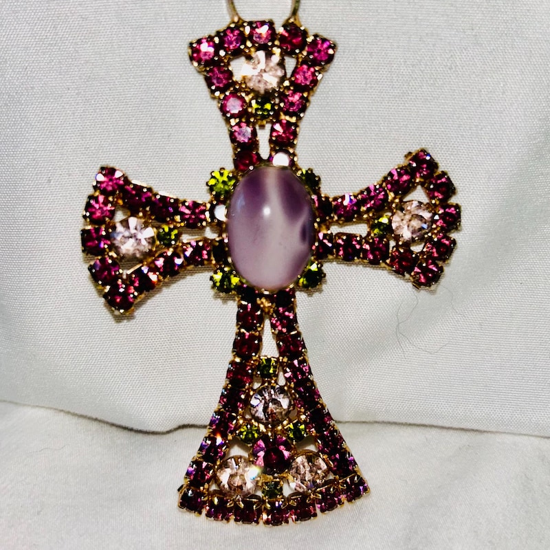 Vintage.rhinestone Crosses - Etsy