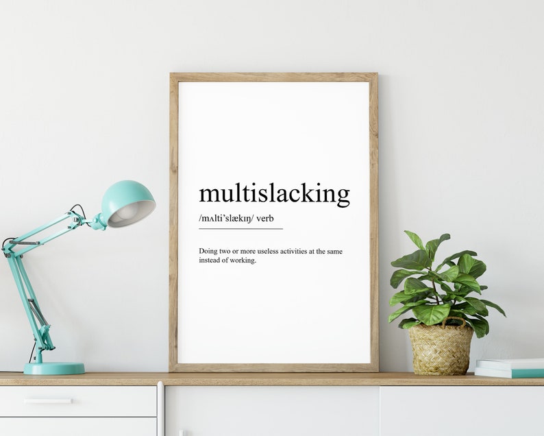 Funny Office Printable Art Dictionary Defintion Download Wall - Etsy
