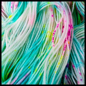 POOL PARTY Hand Dyed Merino Yarn 100g. - Etsy