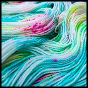 POOL PARTY Hand Dyed Merino Yarn 100g. - Etsy