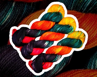 POOL PARTY Hand Dyed Merino Yarn 100g. - Etsy