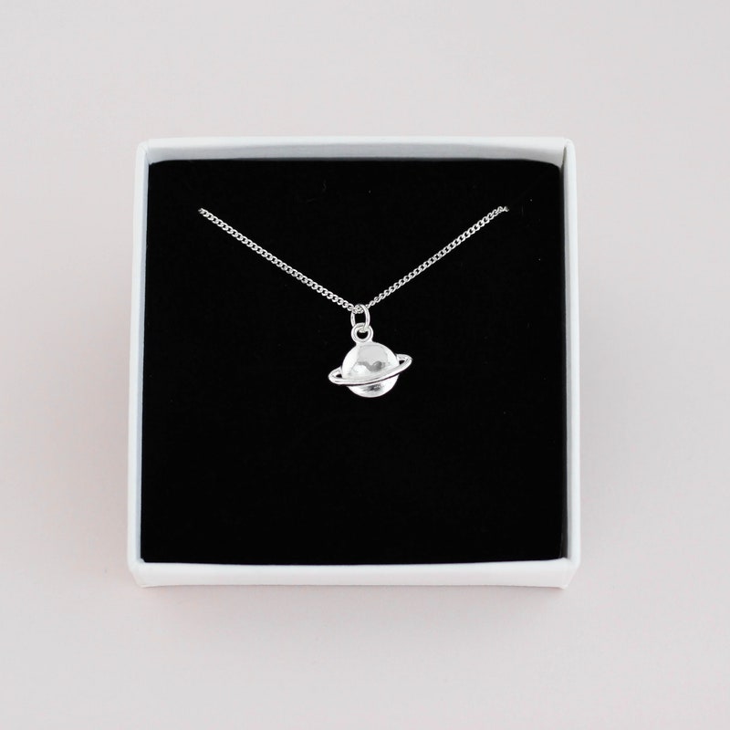Saturn Necklace - Etsy