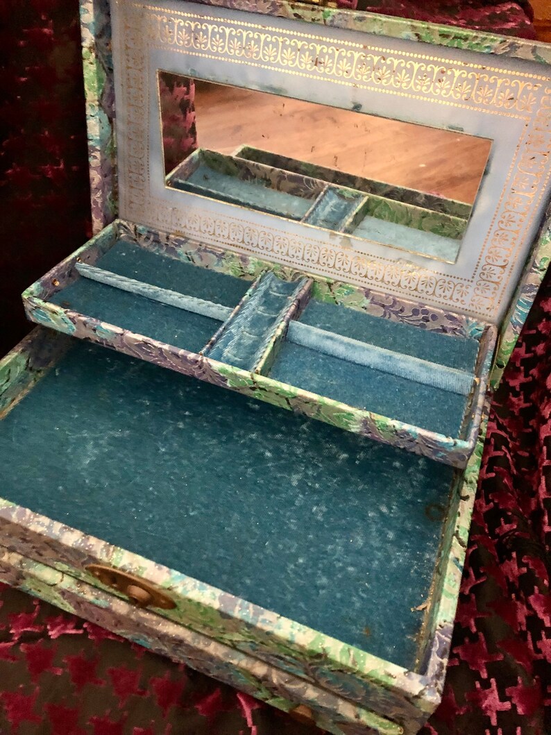 Vintage Upcycled Magical Fairy Jewelry Box, Hand Decorated by ...