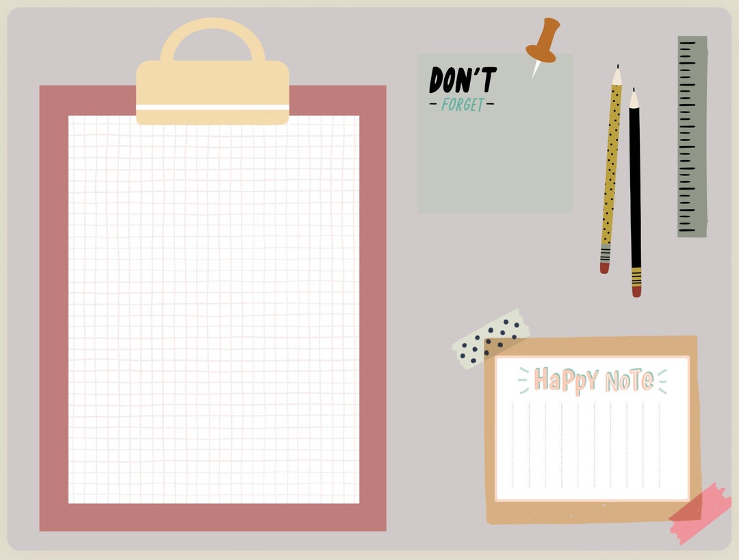 The Desktop Plan: Notepads Sampler - Etsy