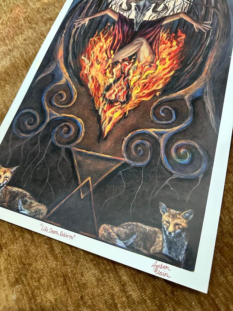 Life.death.rebirth. Signed Print - Etsy
