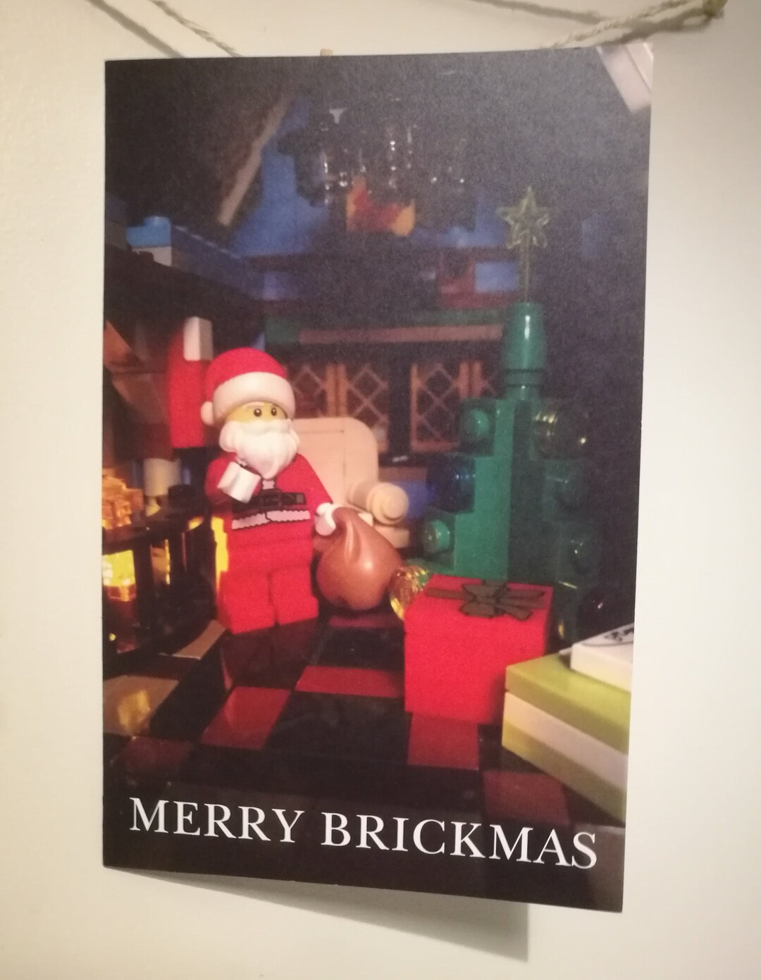 Merry Brickmas. Building Block Christmas Card - Santa's Visit. - Etsy