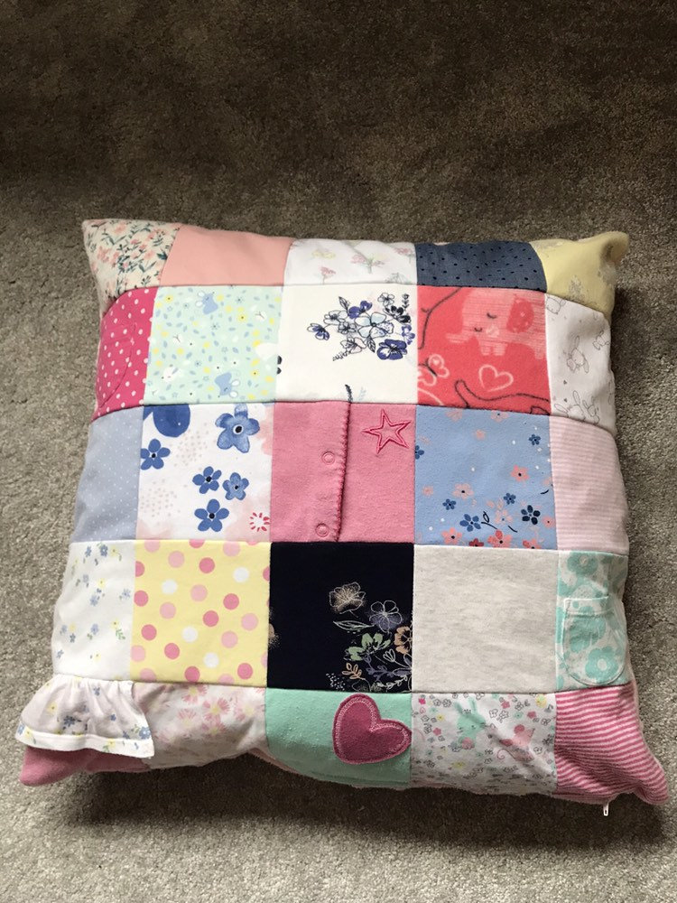Memory Cushion Made From Sentimental Clothing - Etsy