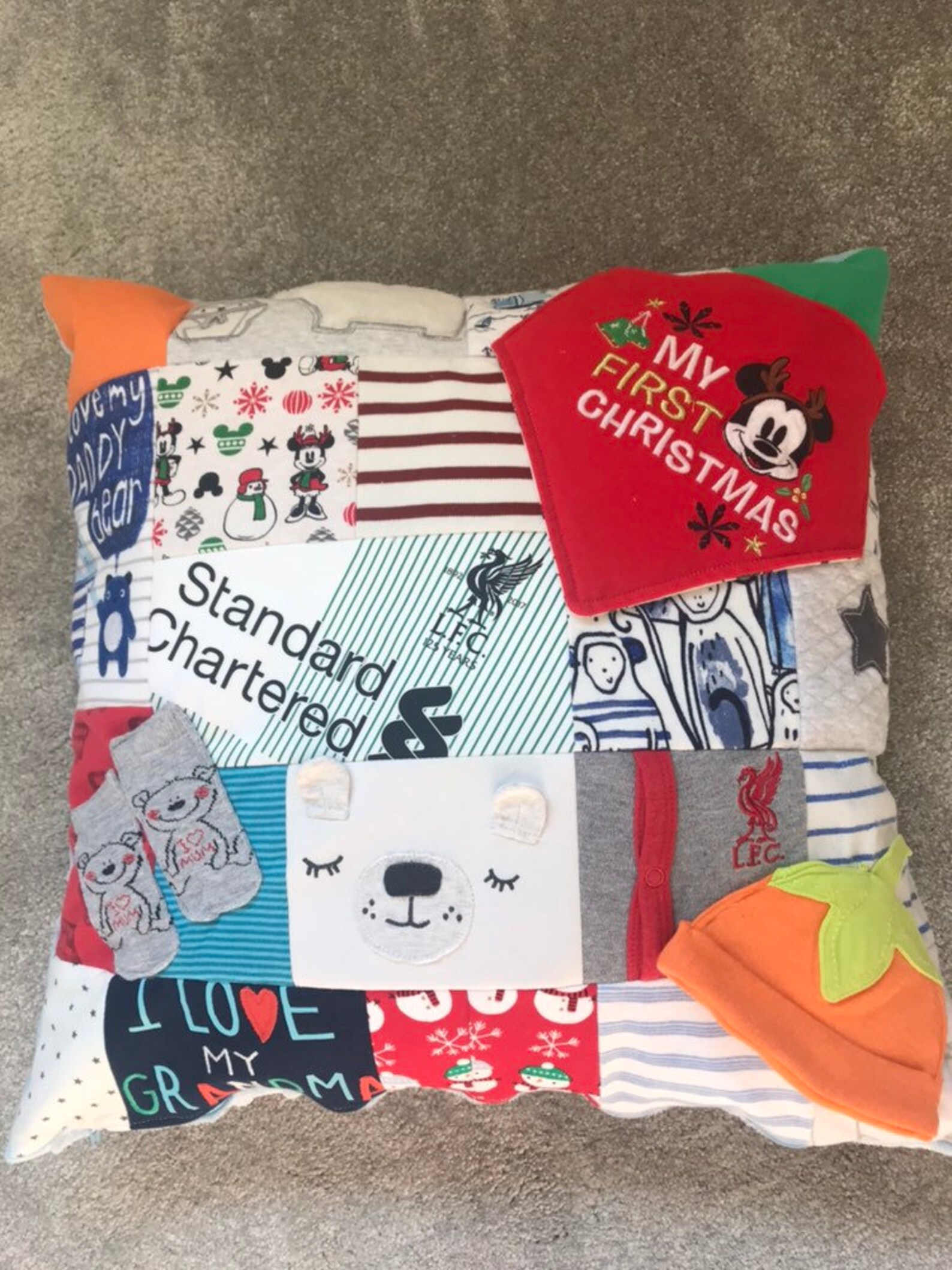 Memory Cushion Made From Sentimental Clothing - Etsy