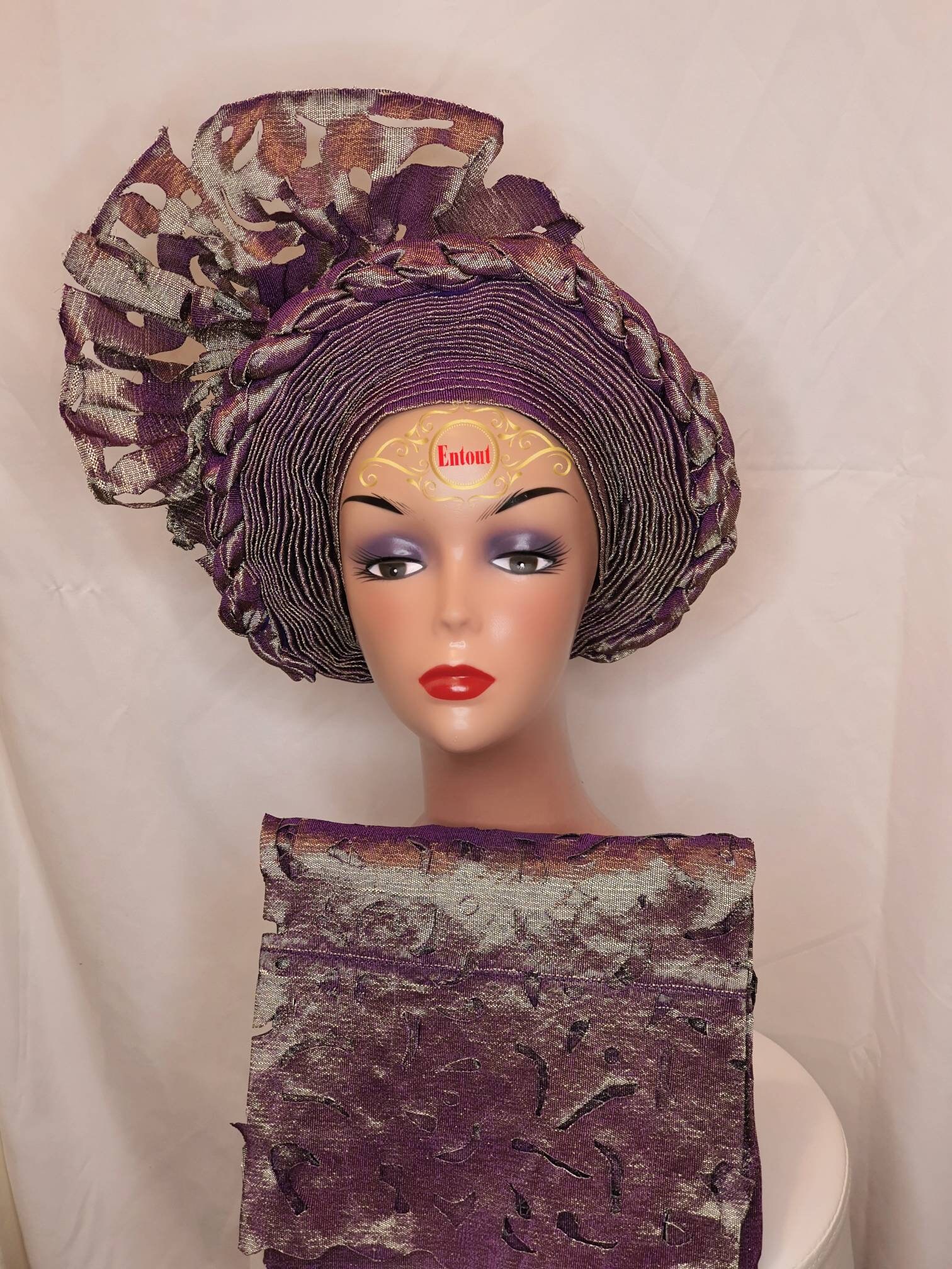 Nigerian Lasercut Autogele Asooke / Aso Oke / Aso-oke / Aso-ebi ...