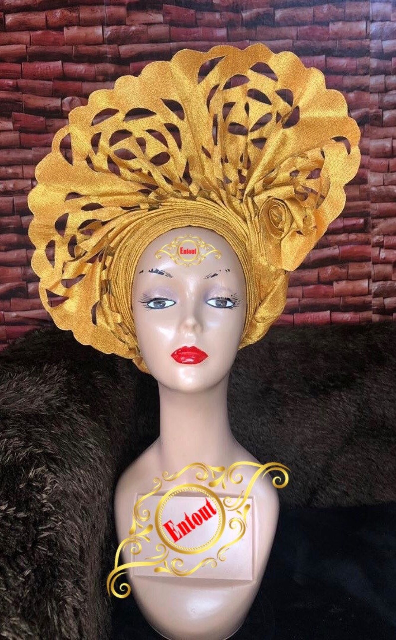 Nigerian Lasercut Autogele Asooke / Aso Oke / Aso-oke / Aso-ebi ...