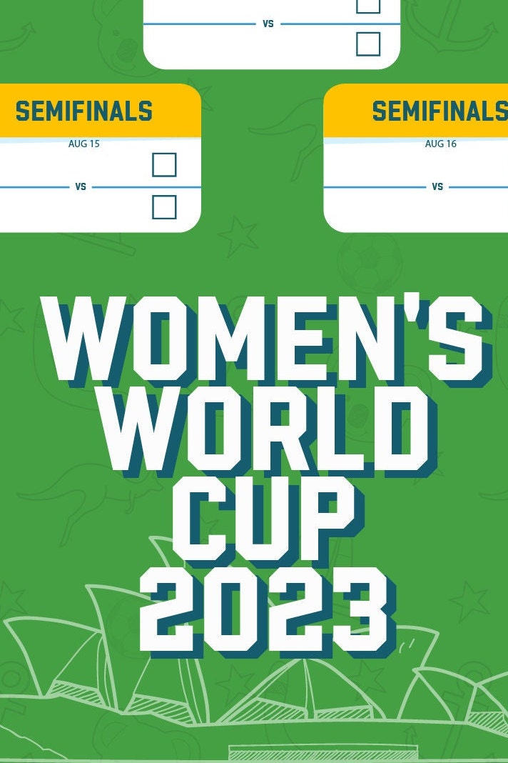 Women's World Cup 2023 Wallchart and Schedule Poster - Etsy