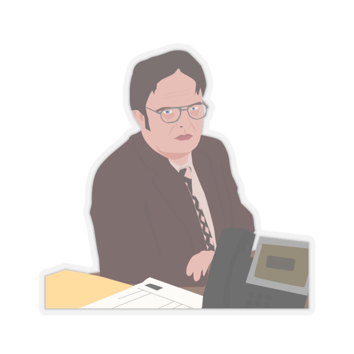 Dwight Schrute | the Office | Sticker - Etsy