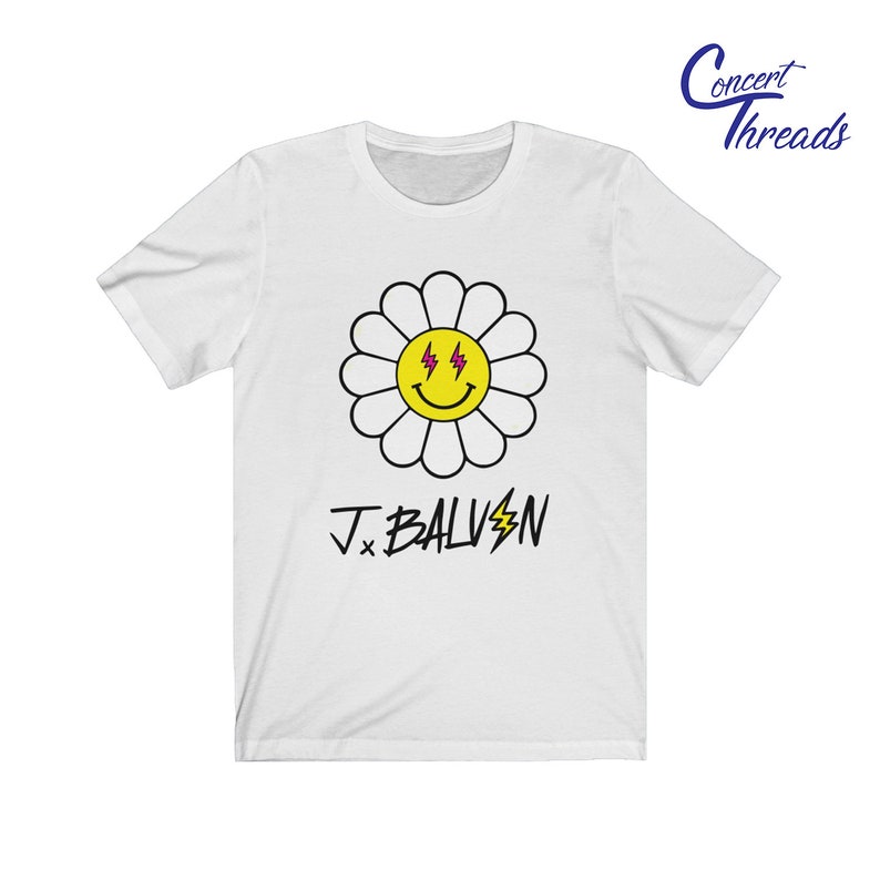 J Balvin 'flores Con Colores' Exclusive T-shirt - Etsy