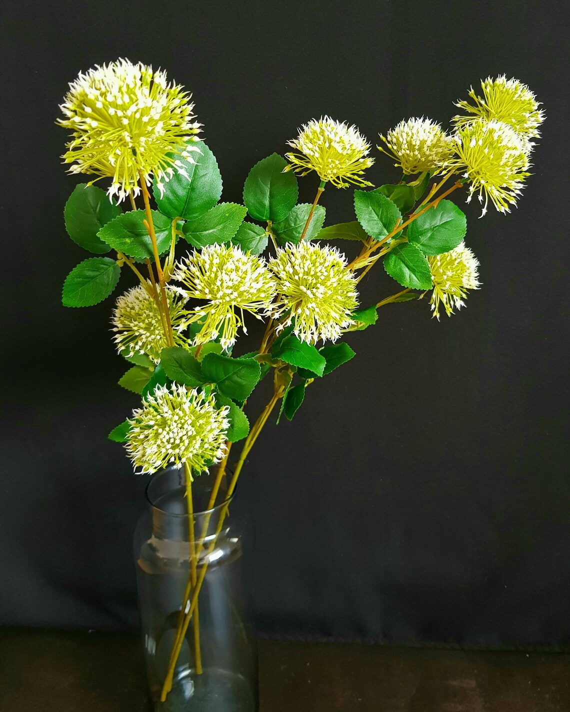 Artificial Fireball Spray Artificial White/green Spray - Etsy UK