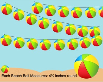 Beach Ball Banner - Etsy