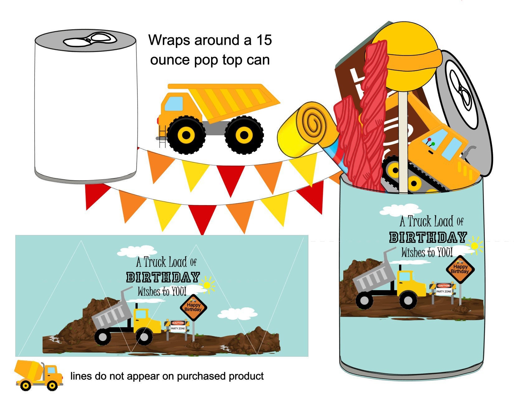 Splish Splash Party in a Can Wrapper Traveling Birthday Party - Etsy