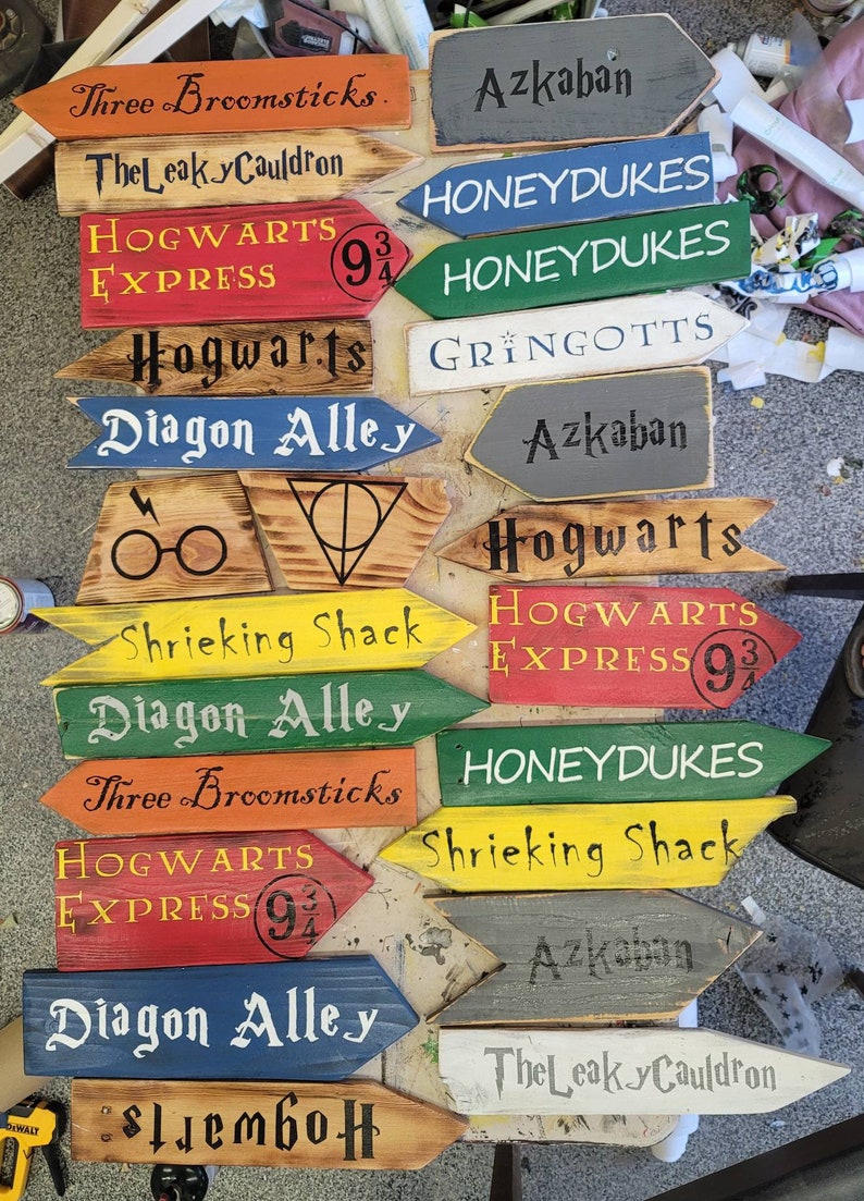 Wizarding World Sign - Etsy