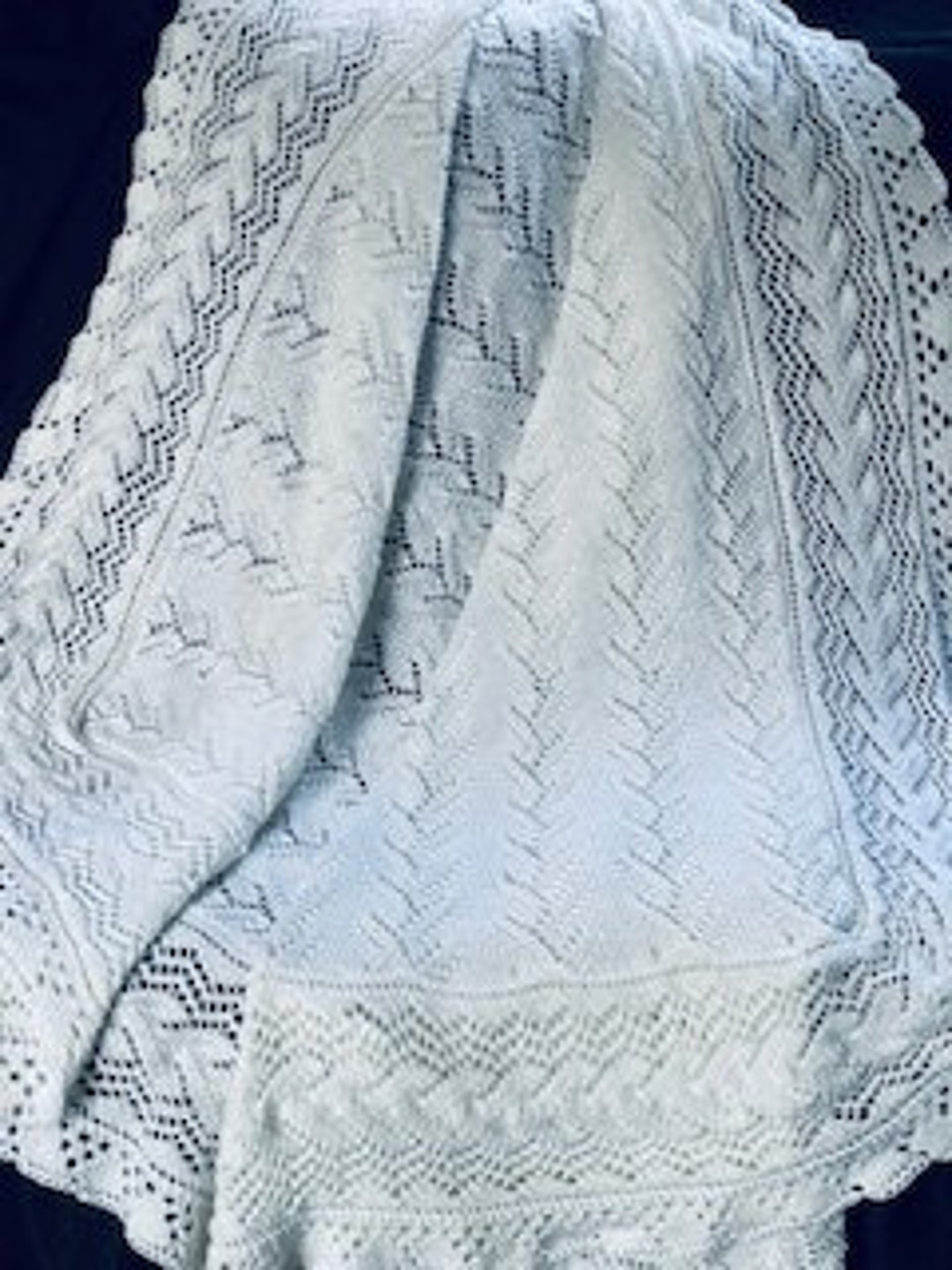 Beaches Baby Shawl Knitting Pattern - Etsy