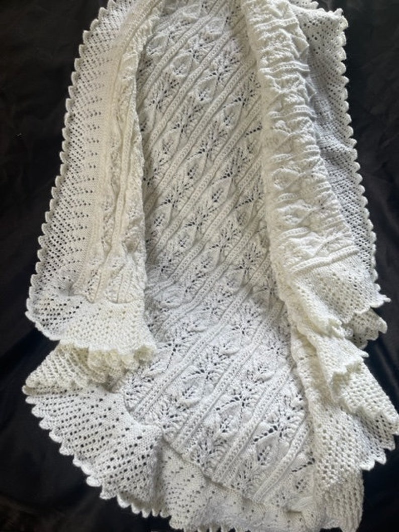 Heirloom Baby Shawl Knitting Pattern - Etsy